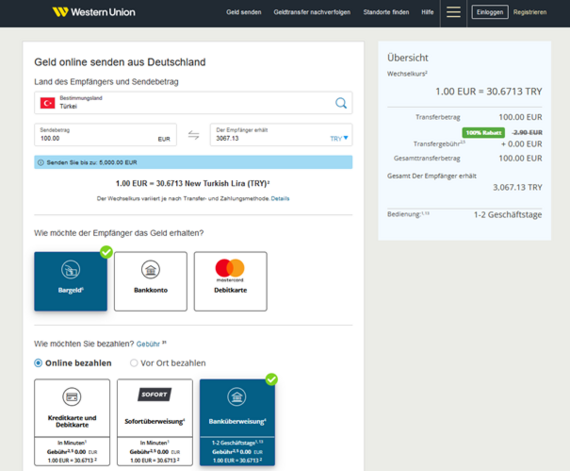 Western Union: So sendest du Geld ins Ausland